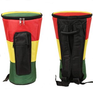 Djembe Bag/African Drum Bags/Backpack style case fits 16" x 26" djembe drums/Djembe Carry Case/Waterproof Tambourine Djembe Drum Storage Case/Djembe accessories