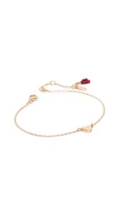 shashi women's corazon bracelet, gold, one size