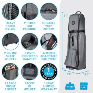 TGW Tour Golf Travel Cover Grey