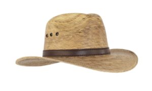 rising phoenix industries palm leaf straw trilby wide brim fedora golf sun hat for men or women, uv upf protection natural