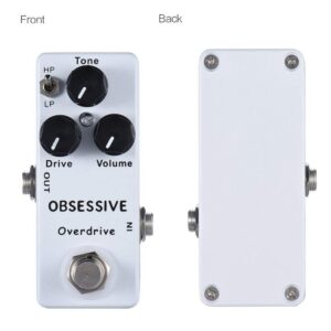 Moskyaudio Mini Obsessive Overdrive Effect Pedal with True Bypass Switch