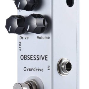 Moskyaudio Mini Obsessive Overdrive Effect Pedal with True Bypass Switch