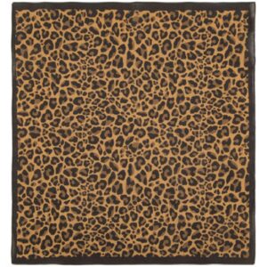 leopard print bandana animal print ~ wearable art 100% cotton - scarf