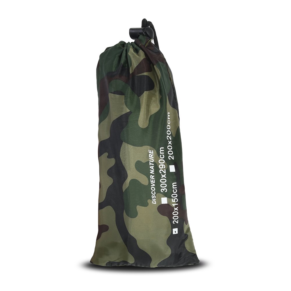 camo Tent Cover Waterproof,Camouflage Outdoor Tent Tarp,Camouflage Outdoor Portable Lightweight Rainproof Mat RainTent Tarp Shelter (2 * 1.43m)