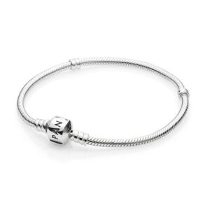 pandora women's standard 925 sterling silver bead clasp charm bracelet 590702hv (17)