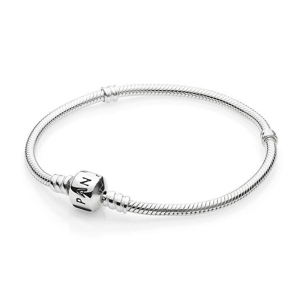 PANDORA Women's Standard 925 Sterling Silver Bead Clasp Charm Bracelet 590702HV (17)