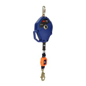 3m dbi-sala smart lock leading edge self-retracting lifeline 3503822, galvanized cable, blue, 30 ft. (10m)