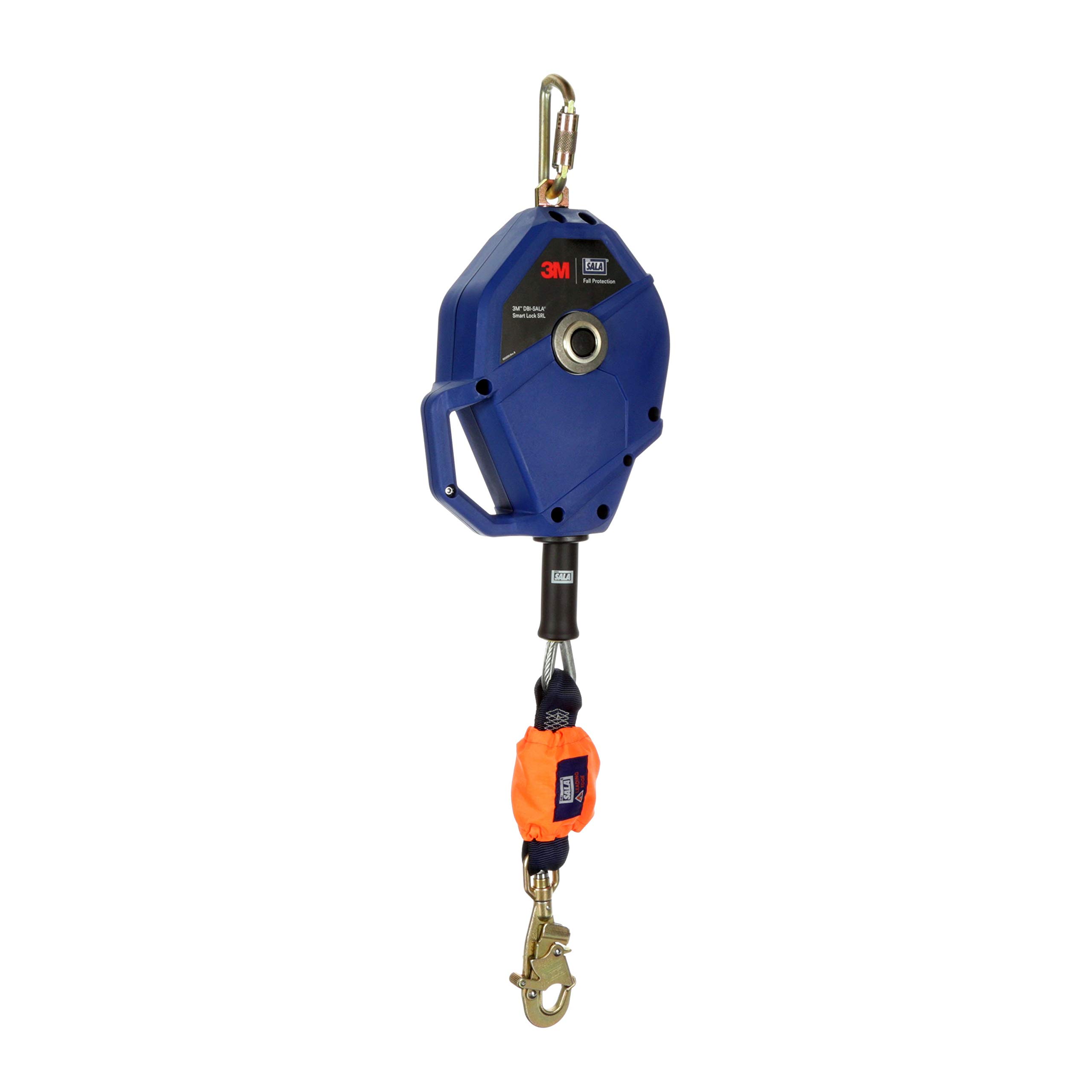 3M DBI-SALA Smart Lock Leading Edge Self-Retracting Lifeline 3503822, Galvanized Cable, Blue, 30 ft. (10m)