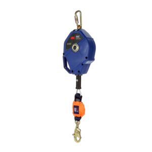 3M DBI-SALA Smart Lock Leading Edge Self-Retracting Lifeline 3503822, Galvanized Cable, Blue, 30 ft. (10m)