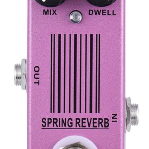 YMUZE Moskyaudio Mini Spring Reverb Guitar Effect Pedal