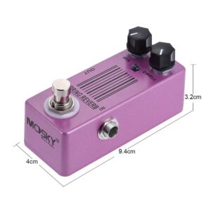 YMUZE Moskyaudio Mini Spring Reverb Guitar Effect Pedal