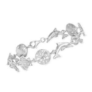 ross-simons sterling sea life bracelet