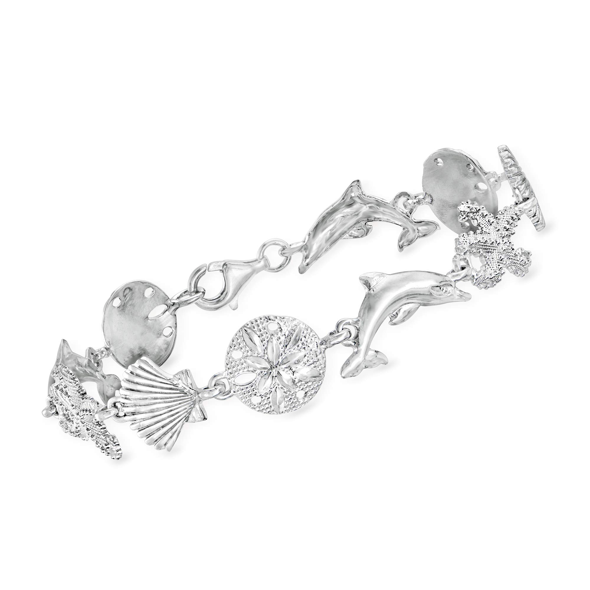 Ross-Simons Sterling Sea Life Bracelet