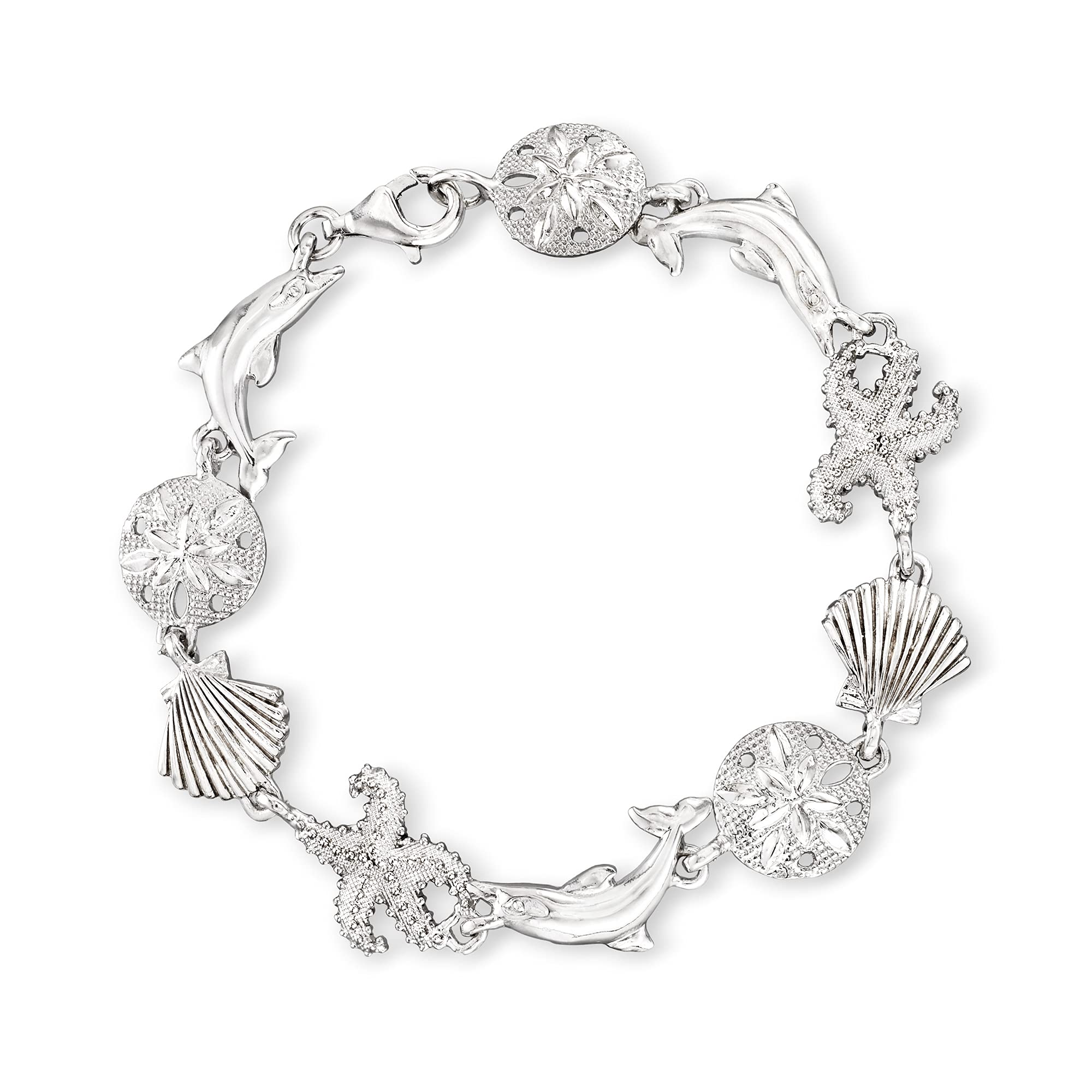 Ross-Simons Sterling Sea Life Bracelet