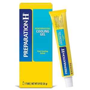 preparation h hemorrhoid cooling gel with aloe for fast discomfort relief - 0.9 oz tube