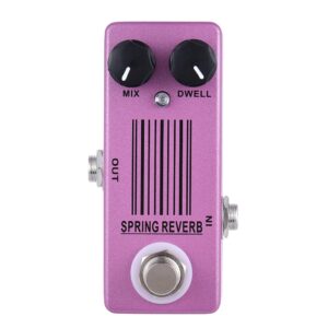 spring reverb mini guitar effect pedal true bypass