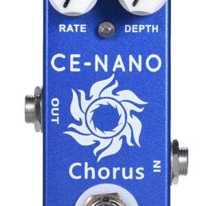 YMUZE Moskyaudio Mini CE-NANO Chorus Effect Pedal Creating Some Fresh and Extensive Chorus Effects