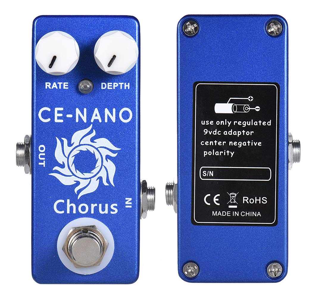 YMUZE Moskyaudio Mini CE-NANO Chorus Effect Pedal Creating Some Fresh and Extensive Chorus Effects