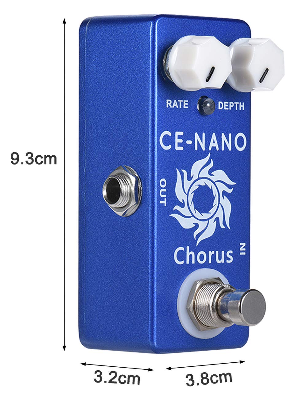 YMUZE Moskyaudio Mini CE-NANO Chorus Effect Pedal Creating Some Fresh and Extensive Chorus Effects