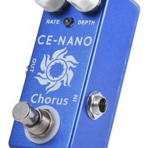 YMUZE Moskyaudio Mini CE-NANO Chorus Effect Pedal Creating Some Fresh and Extensive Chorus Effects