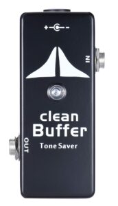 moskyaudio mini clean buffer effect pedal little black buffer for guitar players