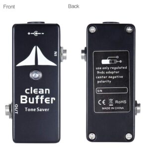 MOSKYAudio Mini Clean Buffer Effect Pedal Little Black Buffer for Guitar Players