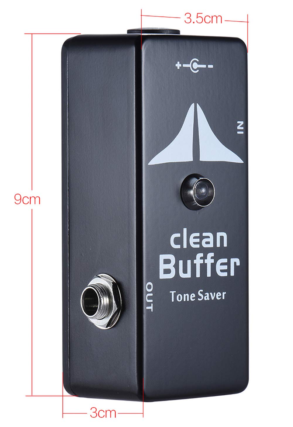 MOSKYAudio Mini Clean Buffer Effect Pedal Little Black Buffer for Guitar Players