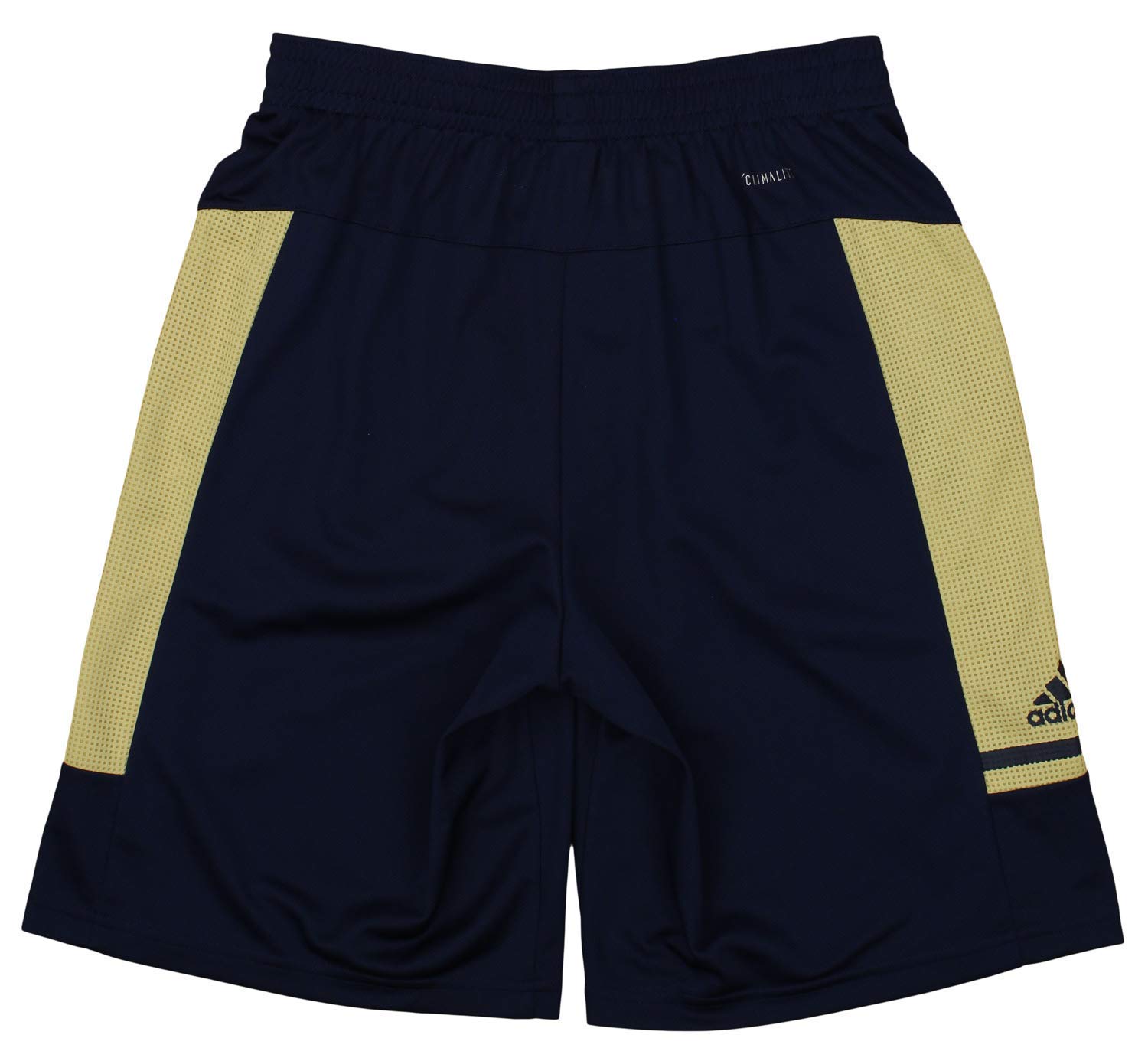 adidas Game Built Player Climalite Short with Pockets, Collegiate Navy- Sand X-Small