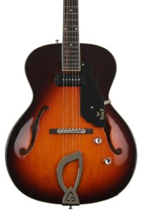 guild t-50 slim hollowbody - vintage sunburst