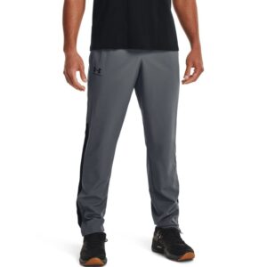 Under Armour Men's Woven Vital Workout Pants , Pitch Gray (012)/Black, Large