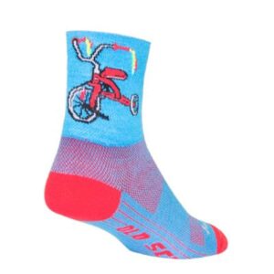 sockguy, trike, classic socks, 4-inch - small/medium