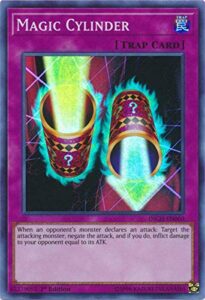 yu-gi-oh! - magic cylinder - inch-en060 - super rare - 1st edition - infinity chasers