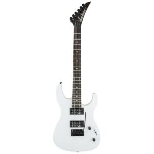 jackson js series dinky js12, amaranth fingerboard, snow white electric guitar