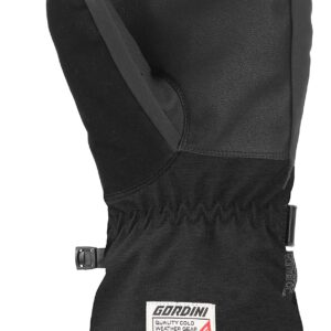 Gordini Men's Men's Aquabloc Down Gauntlet Iii Waterproof Mittens, Black, Large