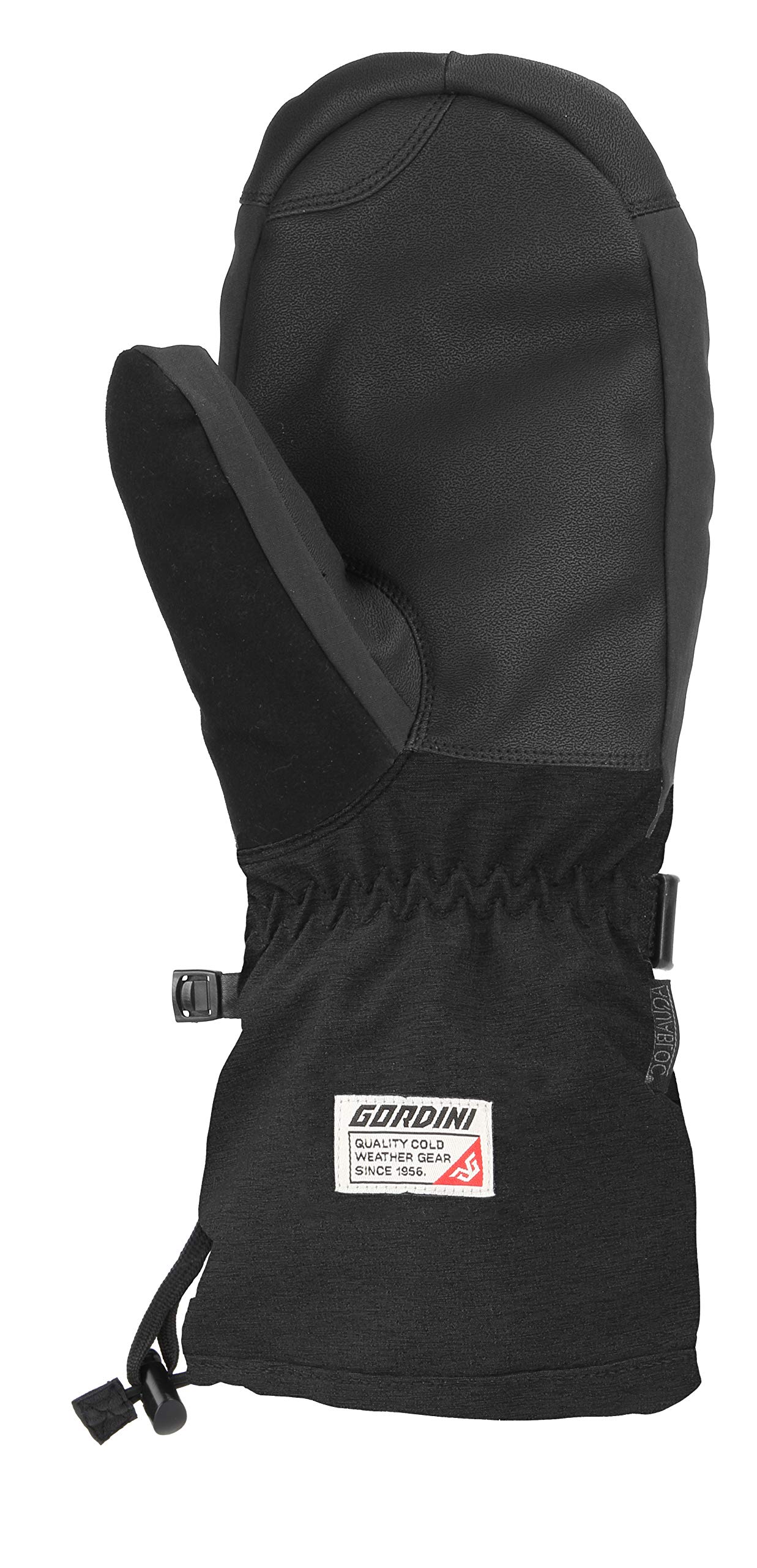 Gordini Men's Men's Aquabloc Down Gauntlet Iii Waterproof Mittens, Black, Large