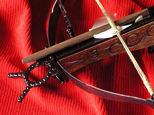 Historic Low Crossbow Wooden Knights' in XV Century. (AG0F.01) Decorative