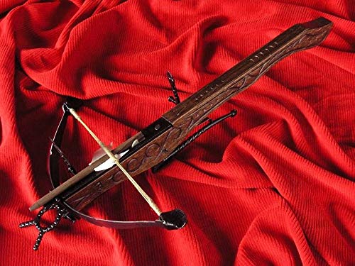 Historic Low Crossbow Wooden Knights' in XV Century. (AG0F.01) Decorative