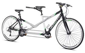 giordano 700c duetto tandem road bike, silver, medium large, (92700)