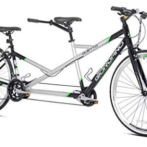 Giordano 700c Duetto Tandem Road Bike, Silver, Medium Large, (92700)