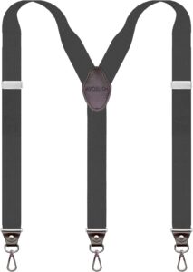 ayosush retro y suspenders for men heavy duty big and tall hooks for belt loop jeans black shape formal braces