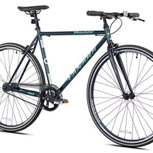 Takara Yuugen Single Speed Flat Bar Fixie Road Bike, 700c, Medium, Green