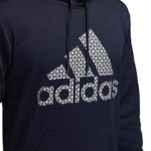 adidas Mens Activewear Fitness Hoodie Navy S