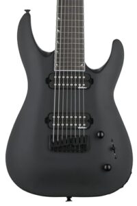 jackson js series dinky js32-8 - satin black with amaranth fingerboard