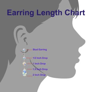 LTC Designs White Shell Flowers and White Freshwater Cultured Pearl Accent Drop Earrings with Sterling Ear Wires 3.5-4 mm for Women, Teens, and Girls