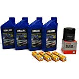 yamaha 1.8l ho sho oil change kit w/filter fx-ho vxr vxs fz-sho fzr fzs 69j-13440-03-00 ngk spark plugs maintenance kit