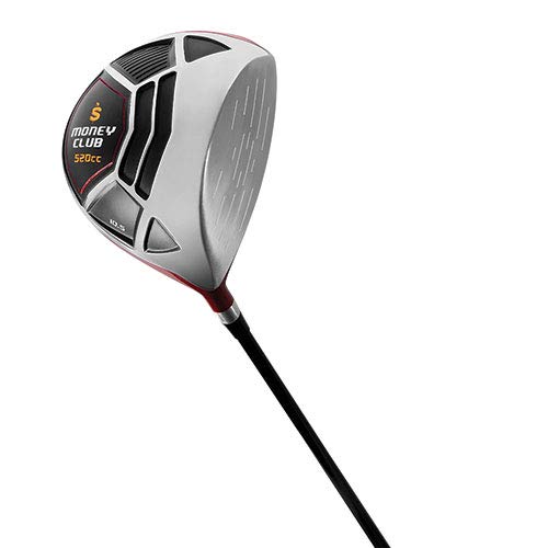 Men's Money Club High Launch 520cc 10.5° Golf Driver. Right Handed Premium Ultra Forgiving Regular Flex Graphite Shaft with Tour Velvet Grip