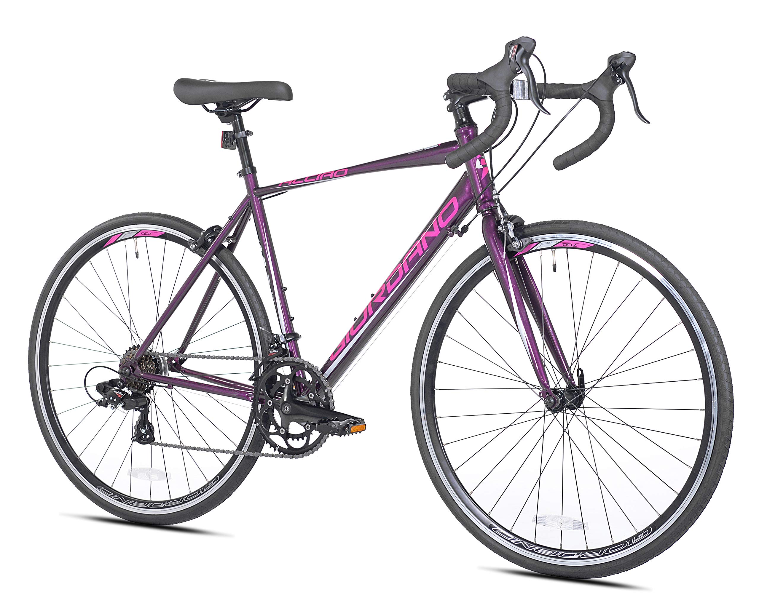 700c Women's Giordano Acciao Road Bike Silver, Medium