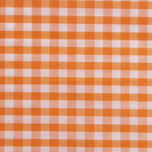 Jacob Alexander Men's Gingham Checkered Pattern Pre-Tied Clip-On Bow Tie - Orange