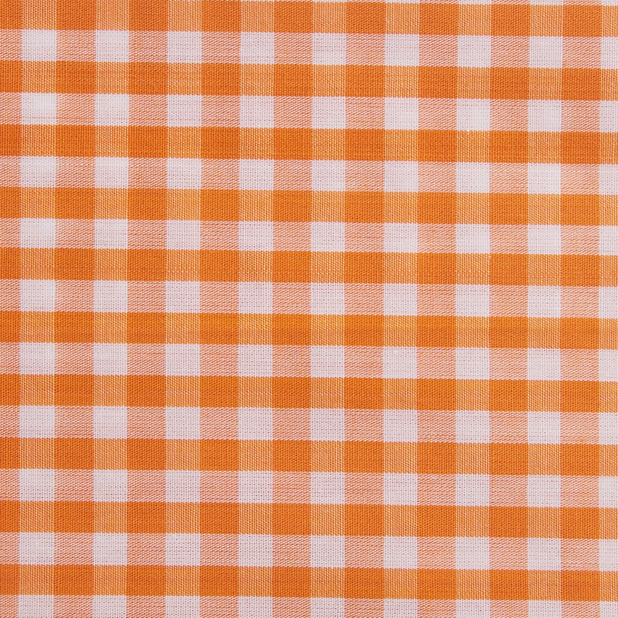 Jacob Alexander Men's Gingham Checkered Pattern Pre-Tied Clip-On Bow Tie - Orange