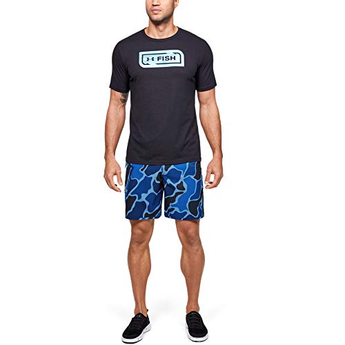 Under Armour Men's Tide Chaser Boardshorts, Versa Blue (486)/Rift Blue, 30